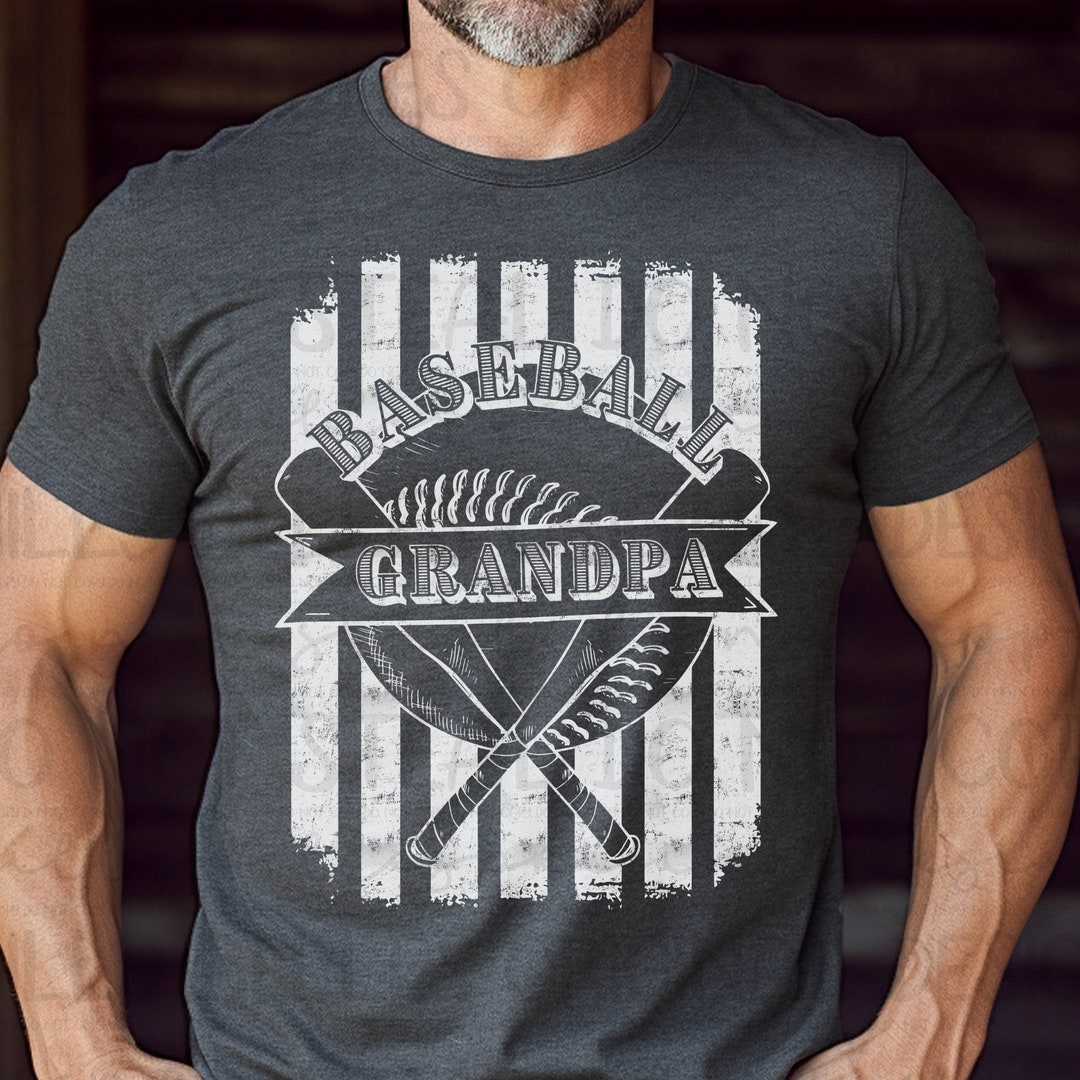 Baseball Grandpa Png With Pocket Design Svg - Etsy