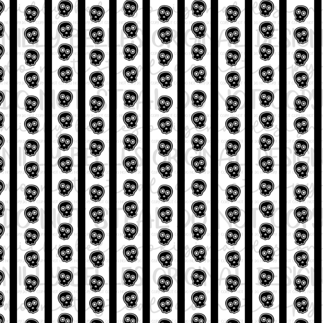 Skull Seamless - Etsy