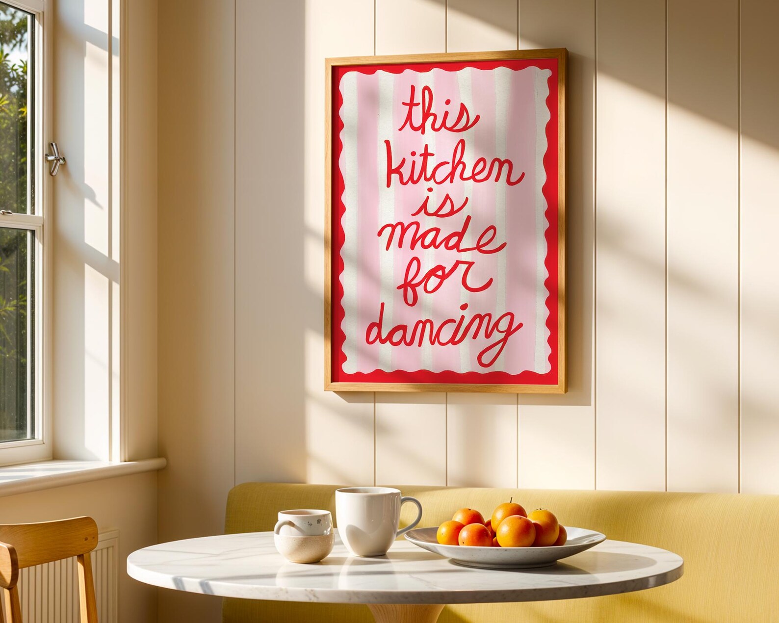 This Kitchen is Made for Dancing Print, Retro Kitchen Wall Art - Etsy