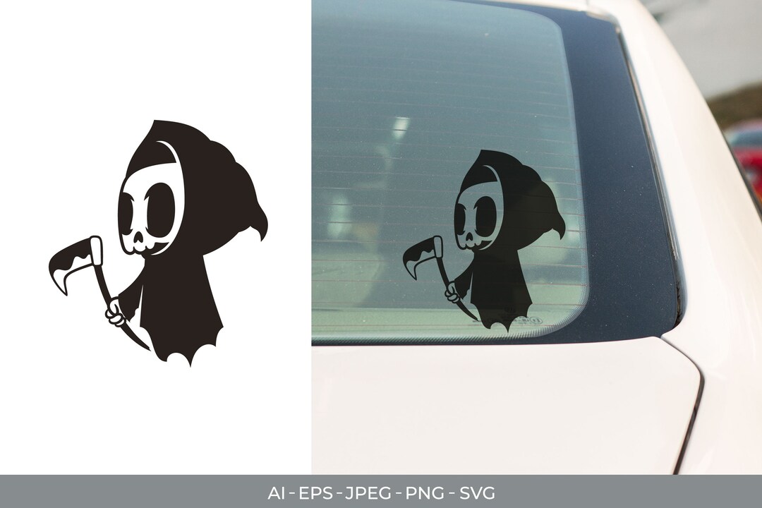 Isaac the Grim Reaper Sticker ~ Removable - Etsy