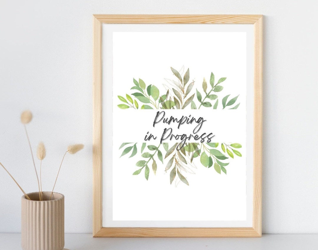 Pumping Sign for Work, Lactation Room Sign, Pumping Sign Door Sign ...