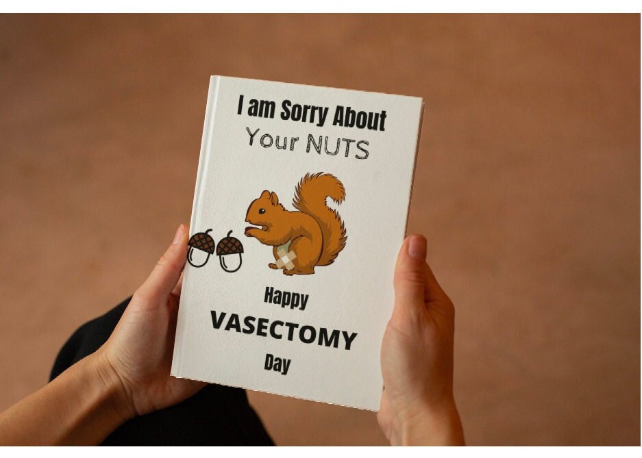 Vasectomy Card Sign Printable Sign Vasectomy Card Happy - Etsy