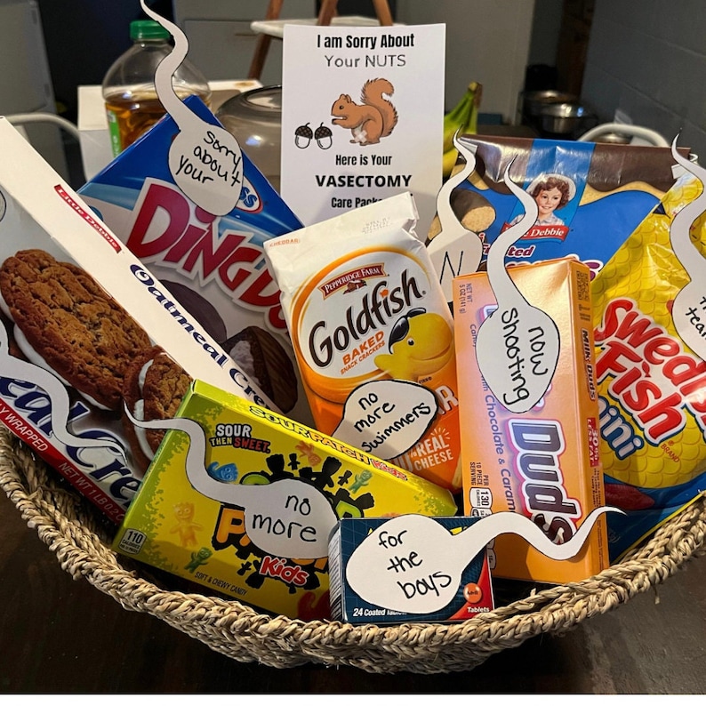 Vasectomy Card for Care Package Printable Sign Vasectomy - Etsy