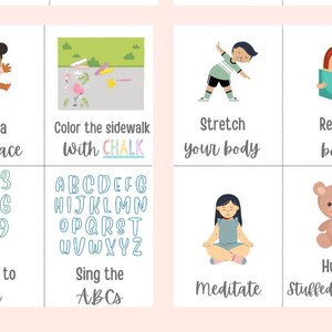 Calming Corner Flash Cards, Calming Strategies Flashcards, Calming ...