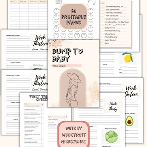 Pregnancy Journal Printable, Pregnancy Planner Printable, Expecting Mom ...