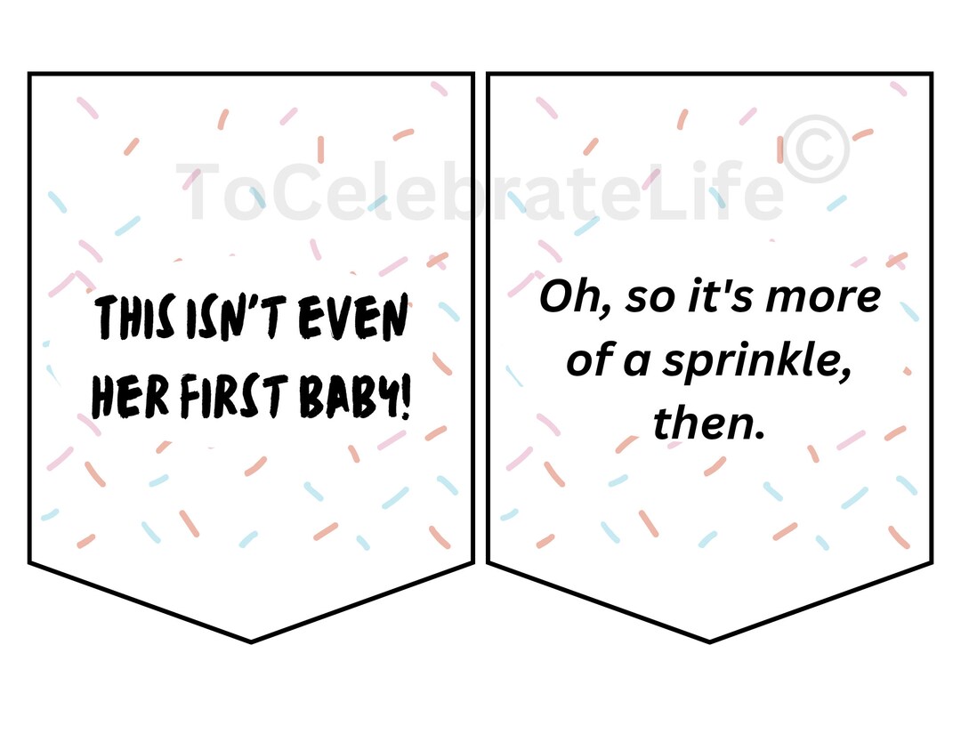 Schitt's Creek Baby Sprinkle Banner, Schitt's Creek Baby Shower ...