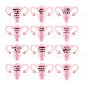 Hysterectomy Cake Topper Printable, Cupcake Toppers, Care Package Tags ...