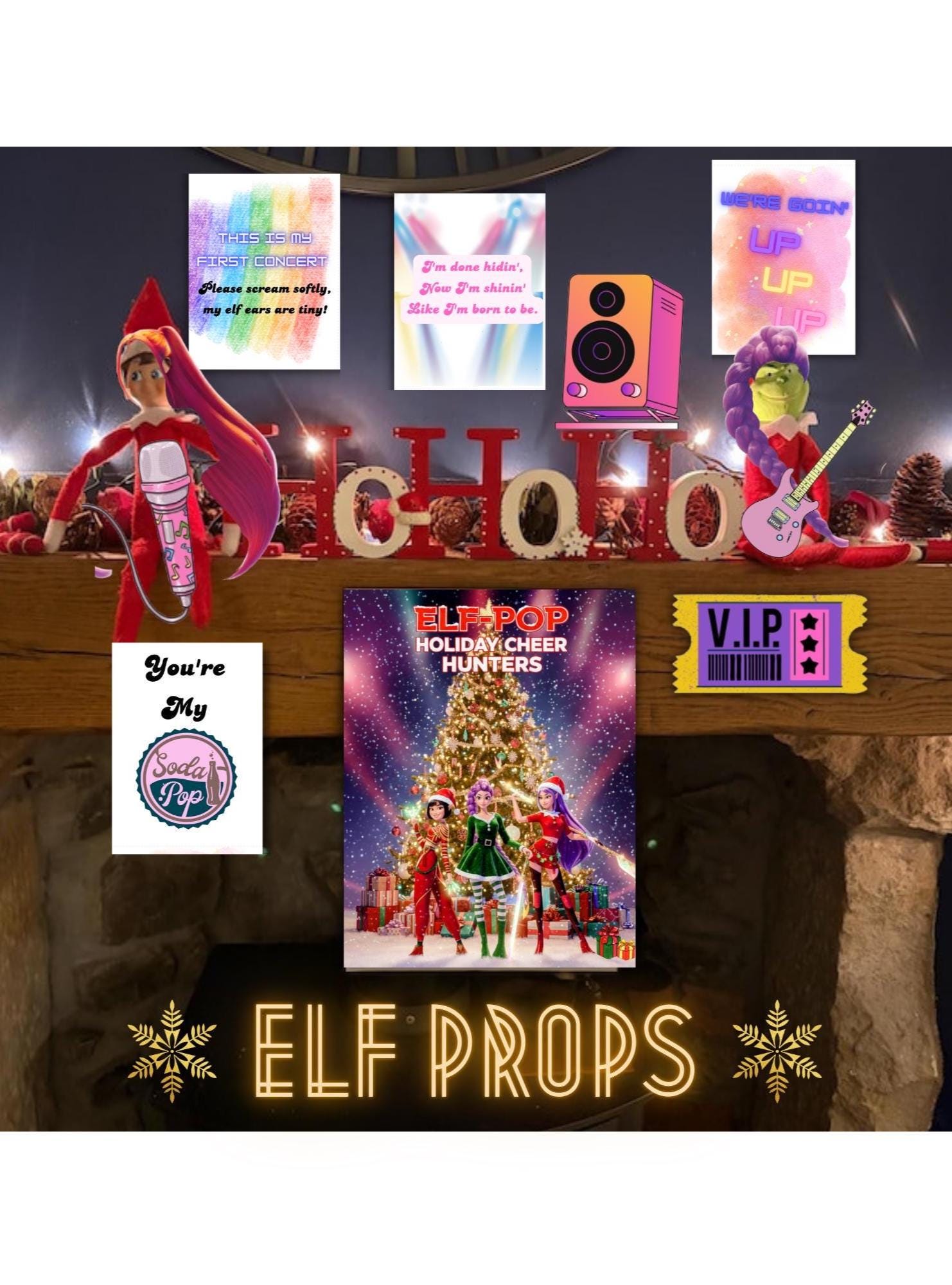 ELF-POP Holiday Hunters Elf Scene | Demon Hunter Elf Costumes, Props ...