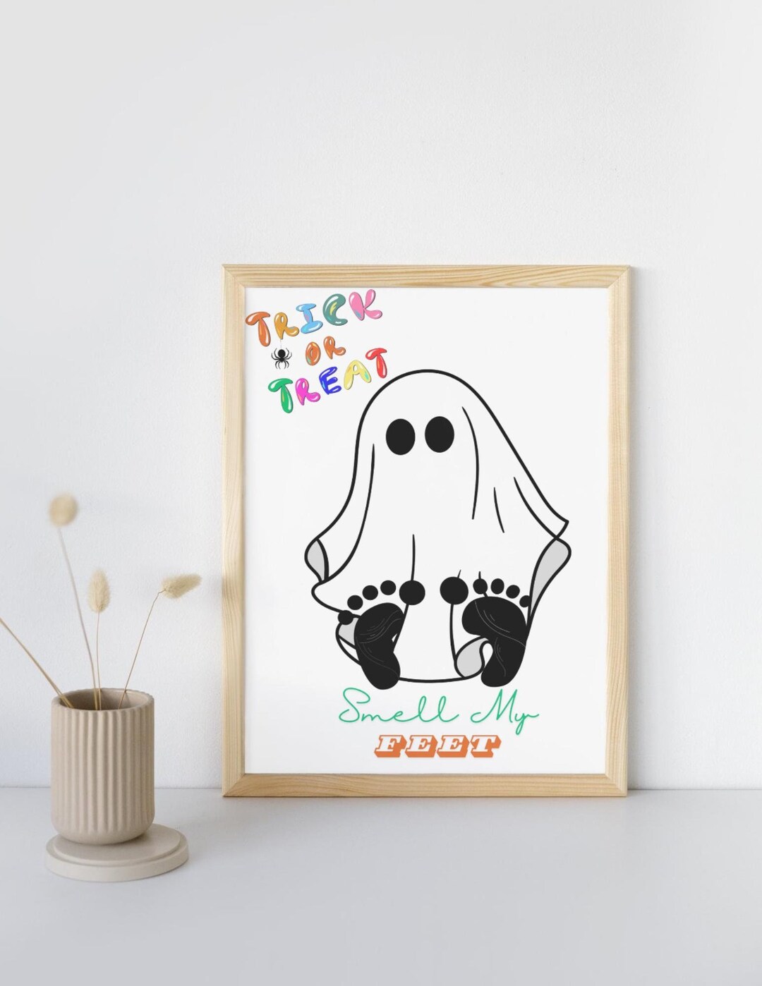 Halloween Handprint Footprint Art, Pumpkin Bat Trick or Treat Smell My ...