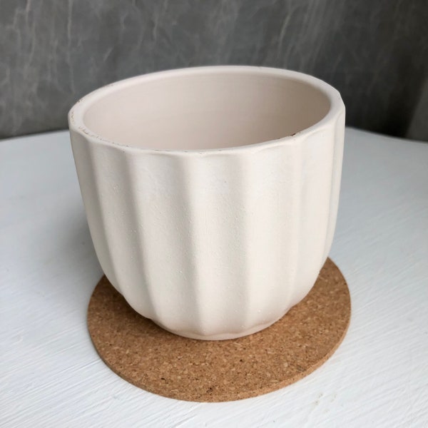 White Ceramic Pot - Etsy