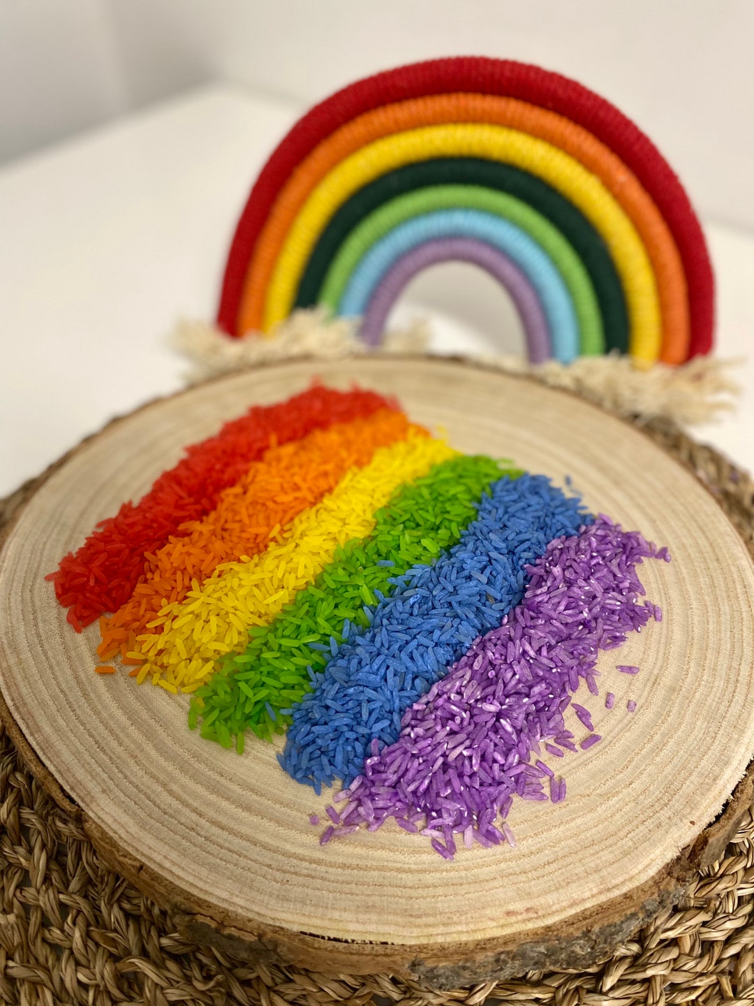 Coloured Sensory Rice Sensory Rice Sensory Bins Tinker Trays Loose ...