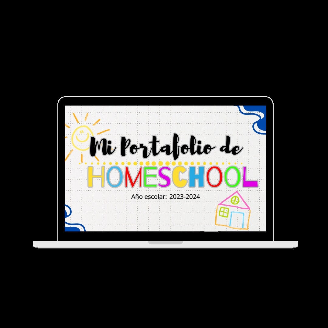 Portafolio De Homeschool Digital Editable En Canva - Etsy