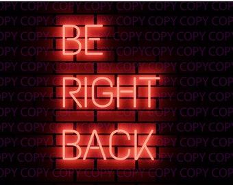 Twitch Be Right Back Screen - Etsy UK