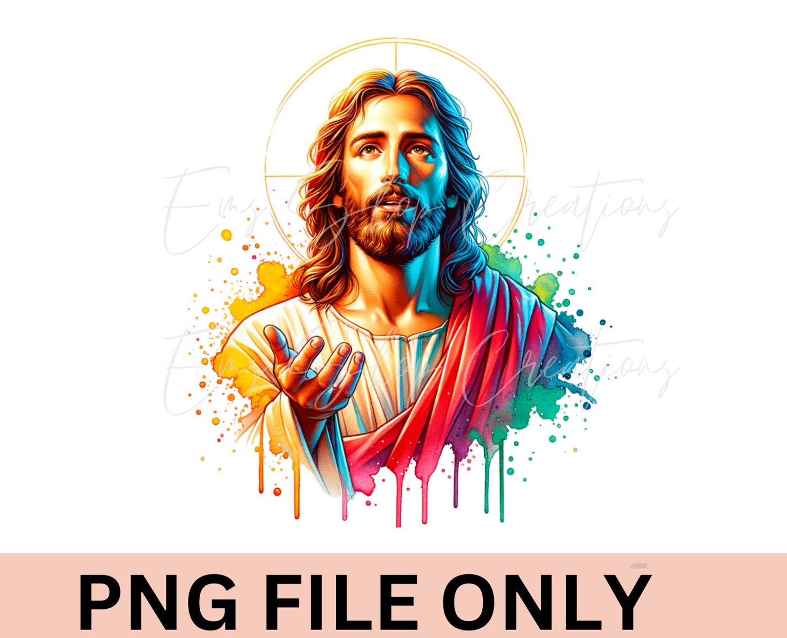 JESUS PNG- FILE - Etsy