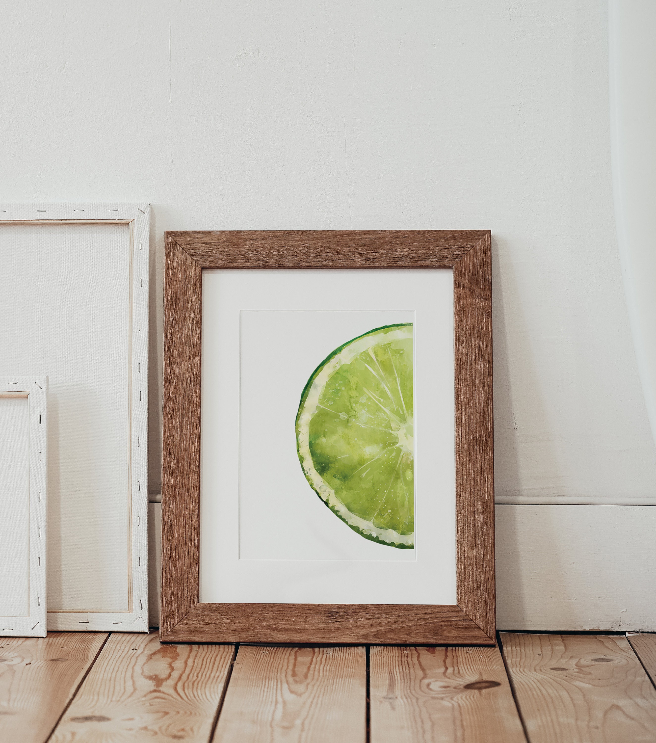 Watercolor Lime Kitchen Wall Art Lime Print Lime Decor - Etsy