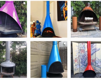 Vintage PREWAY , MALM , MAJESTIC Mid Century Modern Fireplace Iconic ...