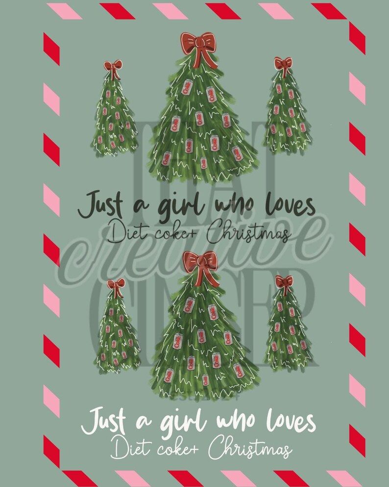 Diet Coke Christmas Tree PNG | Holiday Graphic (digital Download) - Etsy