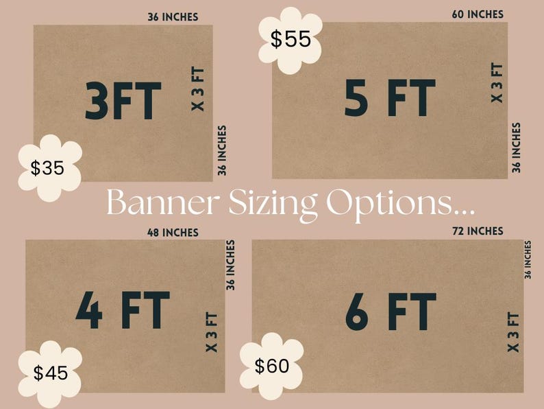 Custom Painted Banners for Parties and Events - Baby Shower ...