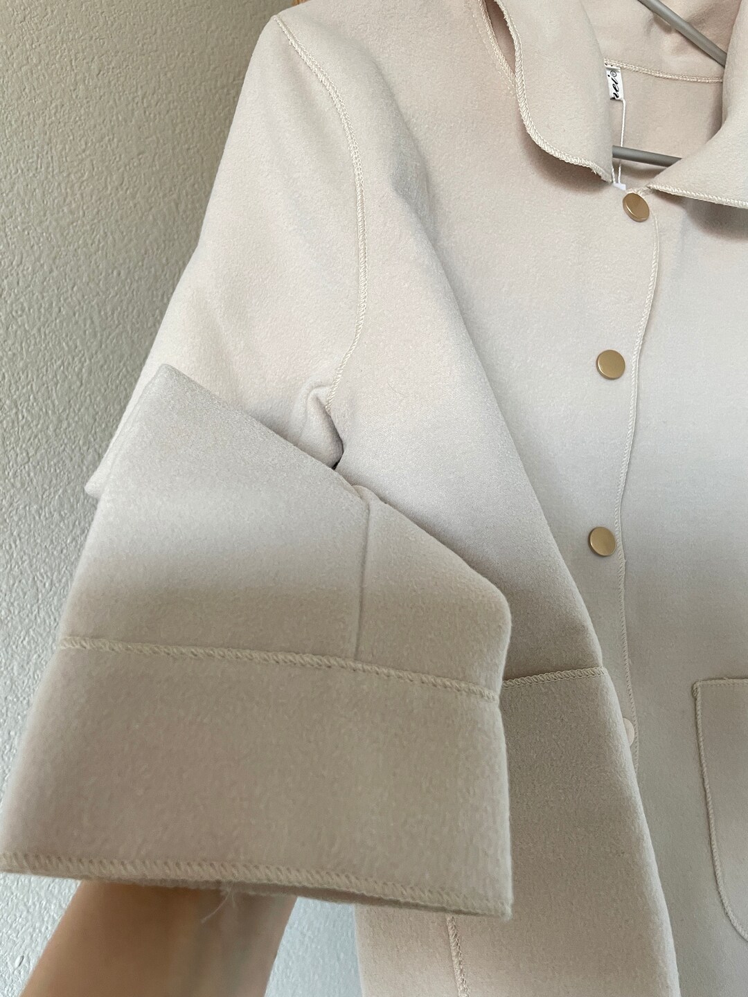 Women Beige Suede Jacket, Womens Jacket, Beige Jacket, Women Outfit - Etsy