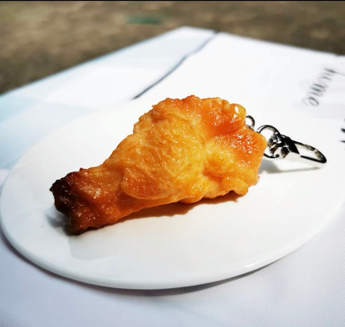 Realistic Braised Pork Belly Keychain, Roasted Beef Keychain, Creative ...