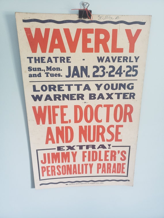 Wife Doctor and Nurse/Jimmy Fidler's Personality Parade | Etsy