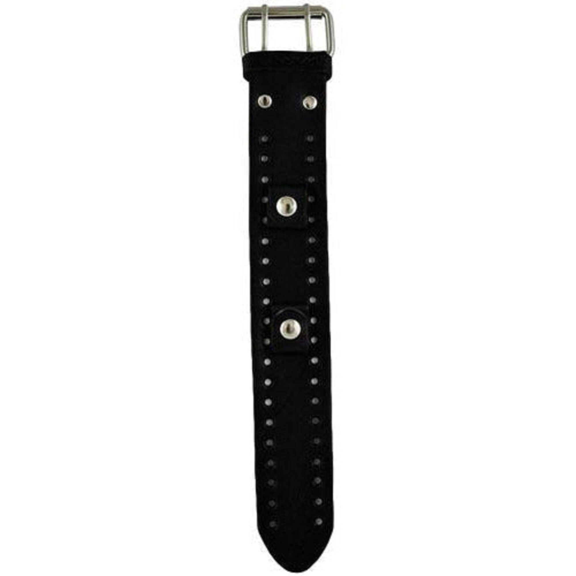 BN-K Basic Black Leather Cuff Watch Band 20mm - Etsy