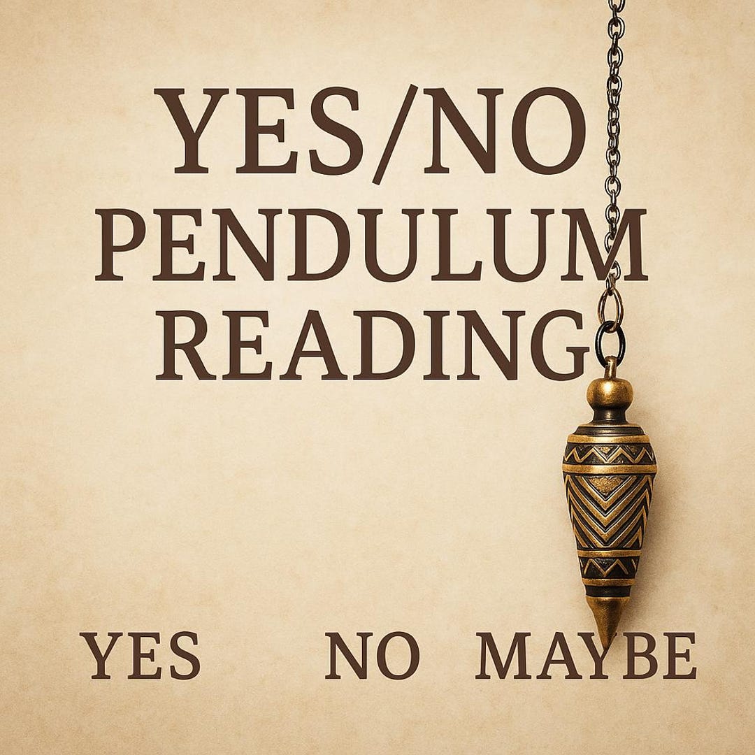 Yes or No? Pendulum Reading – Clear, Quick, and Honest Spiritual ...