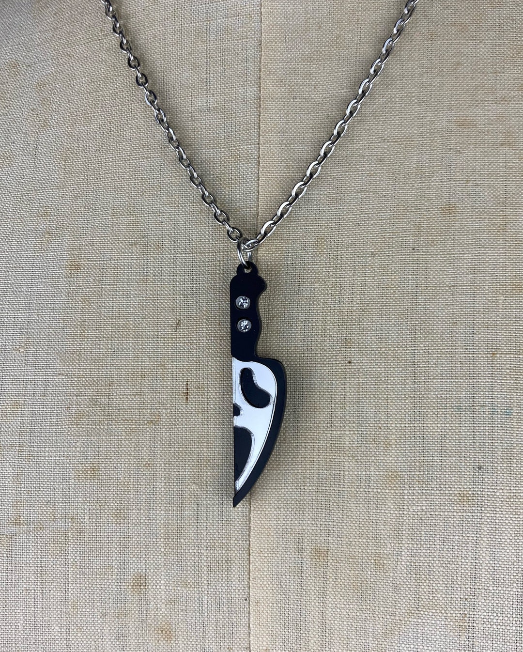The Slasher Necklace Scary Movie Necklace. Horror Jewellery Gothic ...