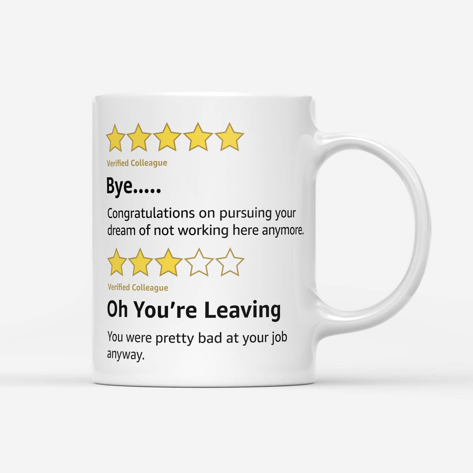 Coworker Leaving T Mug Goodbye Coffee Mug Personalised Etsy