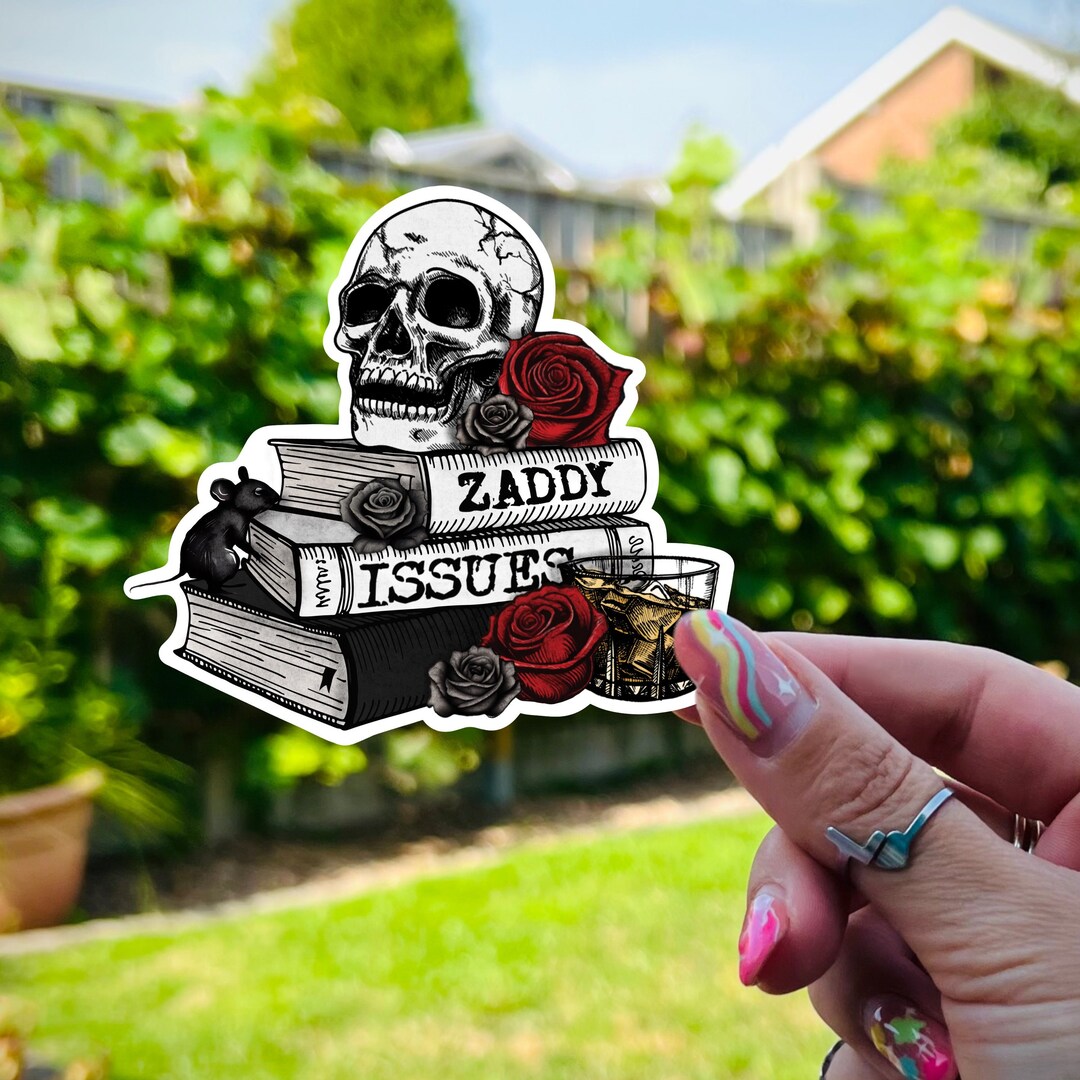 Haunting Adeline Book Sticker - Zaddy Issues | Zade Meadows Sticker ...