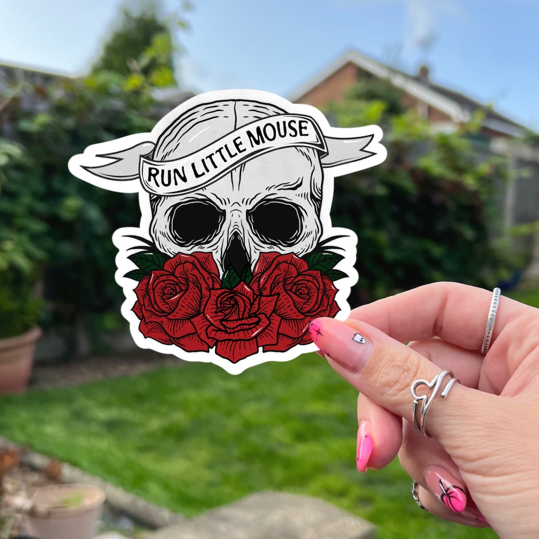 Hunting Adeline Book Sticker - Run Little Mouse | Zade Meadows Sticker ...