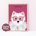 Rocket Dog Wall Print DIGITAL DOWNLOAD Westie Art Dog Print Elton John ...