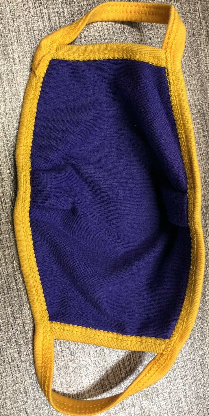 Lakers Face Mask 100% Cotton Reusable Washable Los Angeles | Etsy