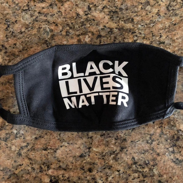 Black Lives Matter Mask - Etsy