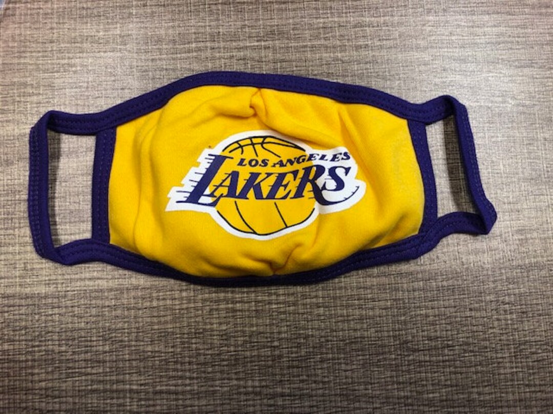 Lakers Face Mask 100% Cotton, Reusable, Washable, Breathable, Los ...