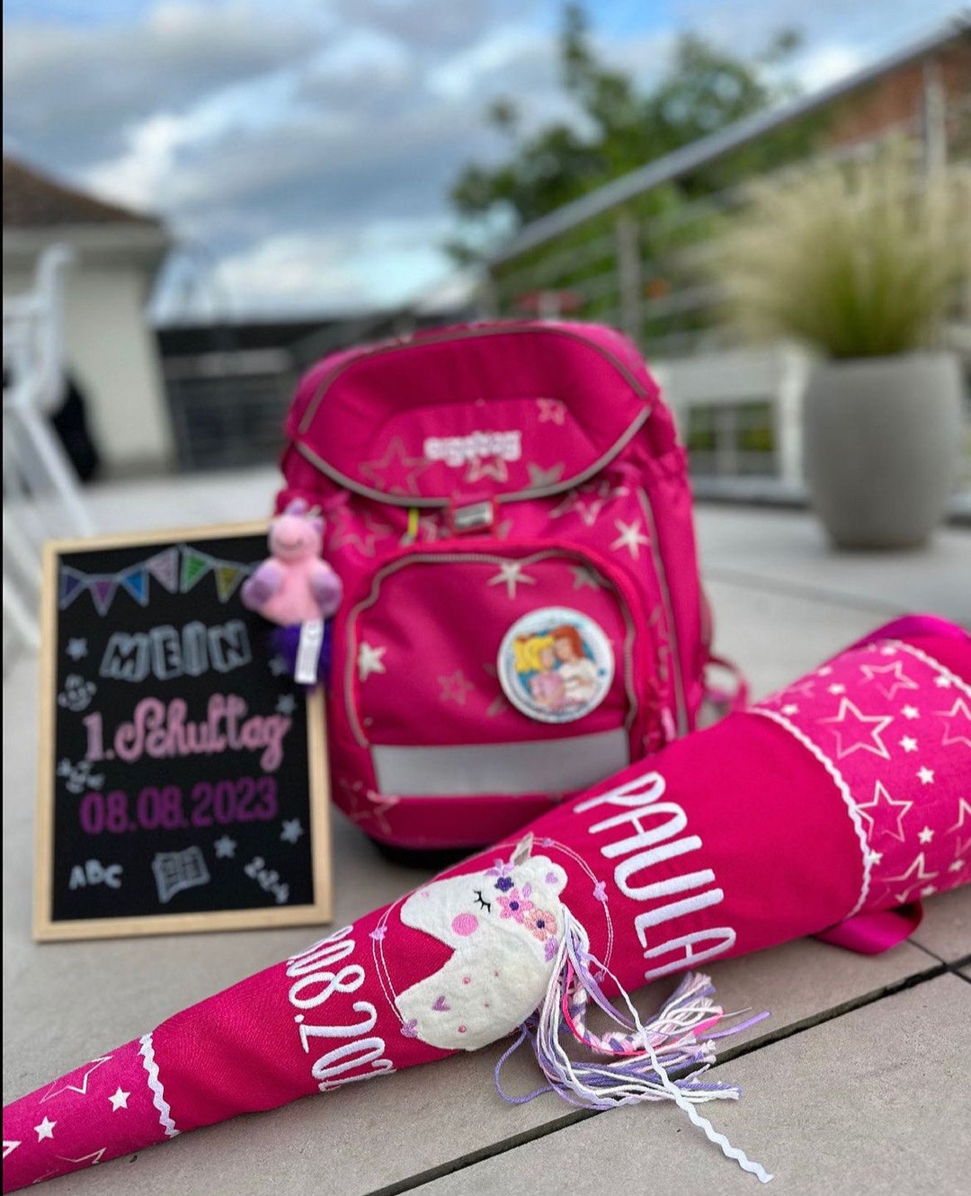 School Cone, Candy Cone, Personalized, School Enrollment, School Child ...