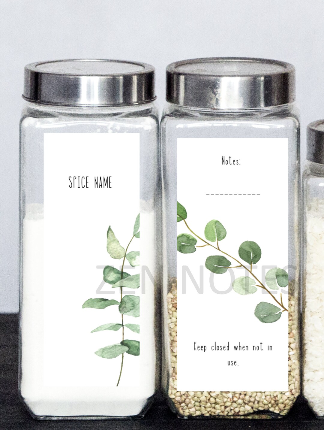Digital Downloadminimalist Labelswedding Giftspice Labelkitchen ...