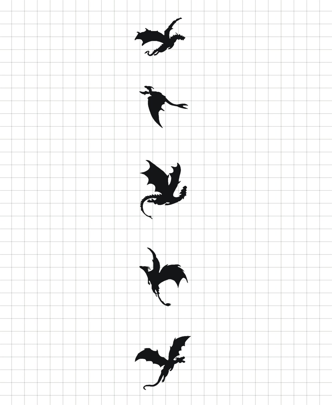Fourth Wing Digital Stencil - Etsy