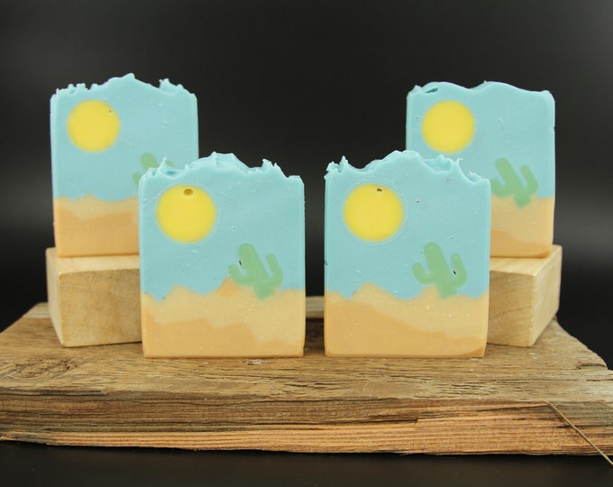 Desert Cactus Soap, Made With Aloe Vera, Small Batch Handmade Soap ...