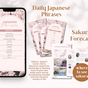 Editable Japan Travel Itinerary Template, Japan Spring Travel, Travel ...