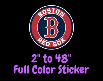 Boston Red Sox Sticker | Etsy