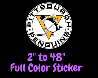 Pittsburgh Penguins Decal | Etsy