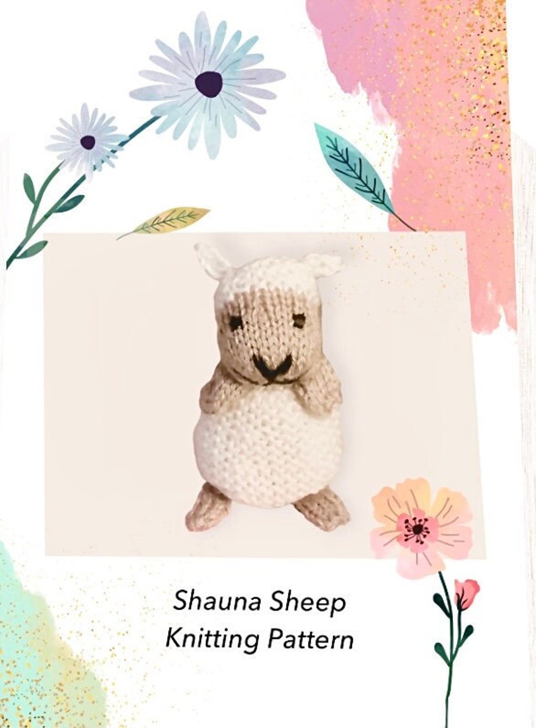 KNITTING PATTERN - Shauna Sheep Small Knit (11 Cm) - Etsy