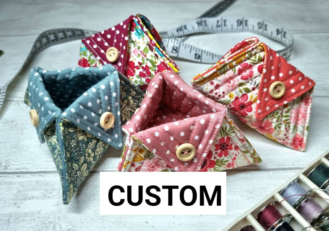 Custom ORT Quilted Thread Catcher/ Mini Thread Catcher/ Small Thread ...