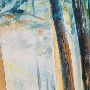 Fort Ross Painting Original Watercolor Landscape, Nature Inspired ...