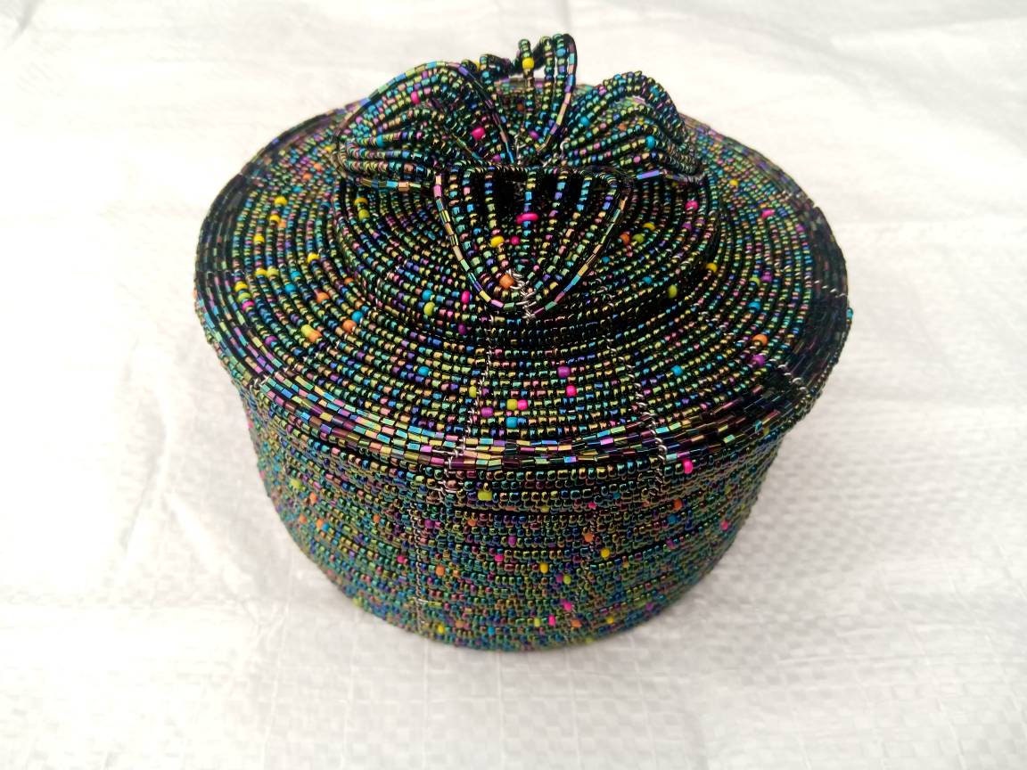 Perlen Schmuckbox Schmuck Geschenkbox Ohrringe | Etsy