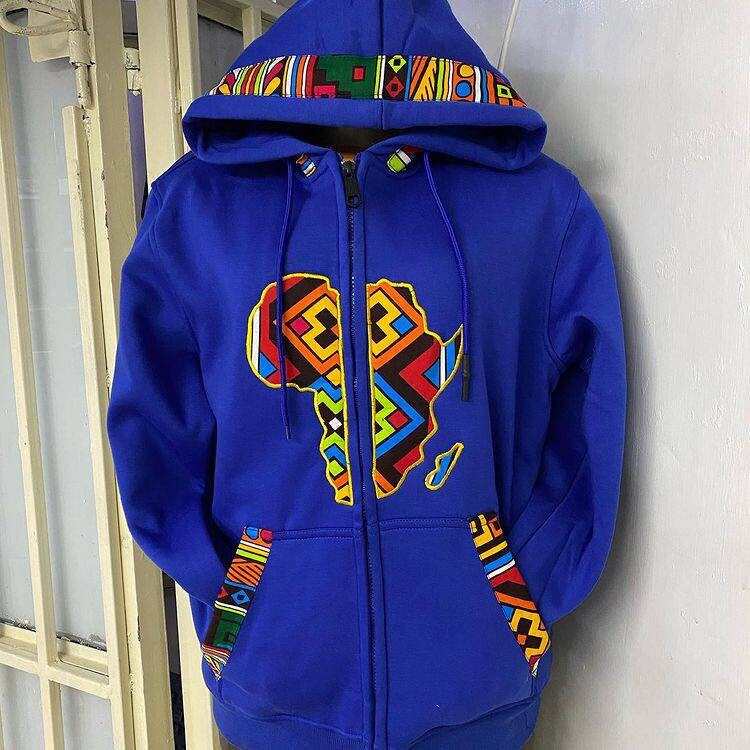Ankara Hoodie, Hoodie, Ankara Zip-up Hoodie, Dashiki Hoodie, African ...