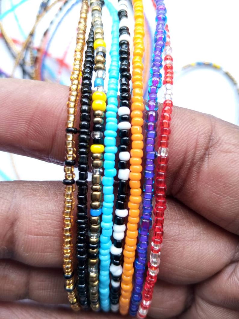 8-set Waist Beads African Waist Beads Buy 7 Get 7 FREE - Etsy