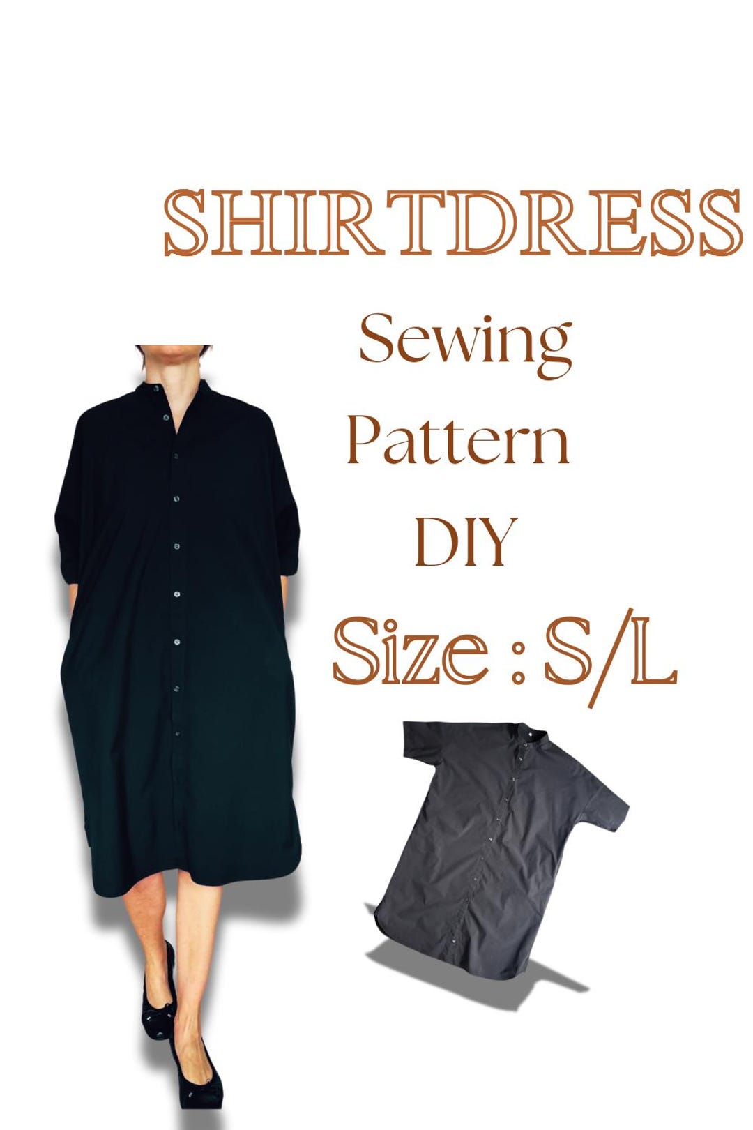 Shirt Dress Digital Sewing Pattern | DIY Wardrobe Staple. - Etsy