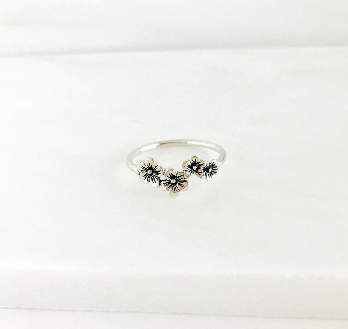 Cherry Blossom Ring Cherry Blossom Jewelry Flower Ring - Etsy
